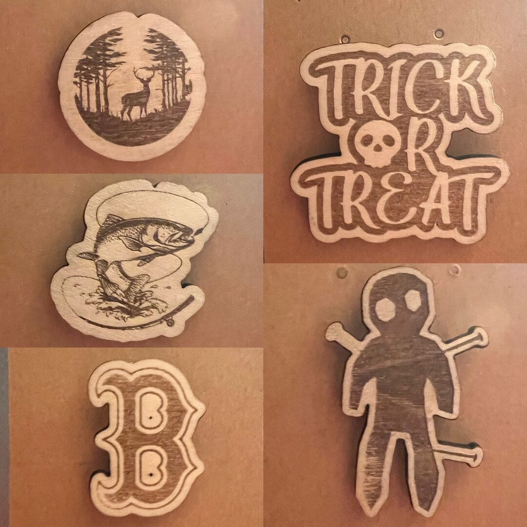 Laser Engraved Pins - Etsy