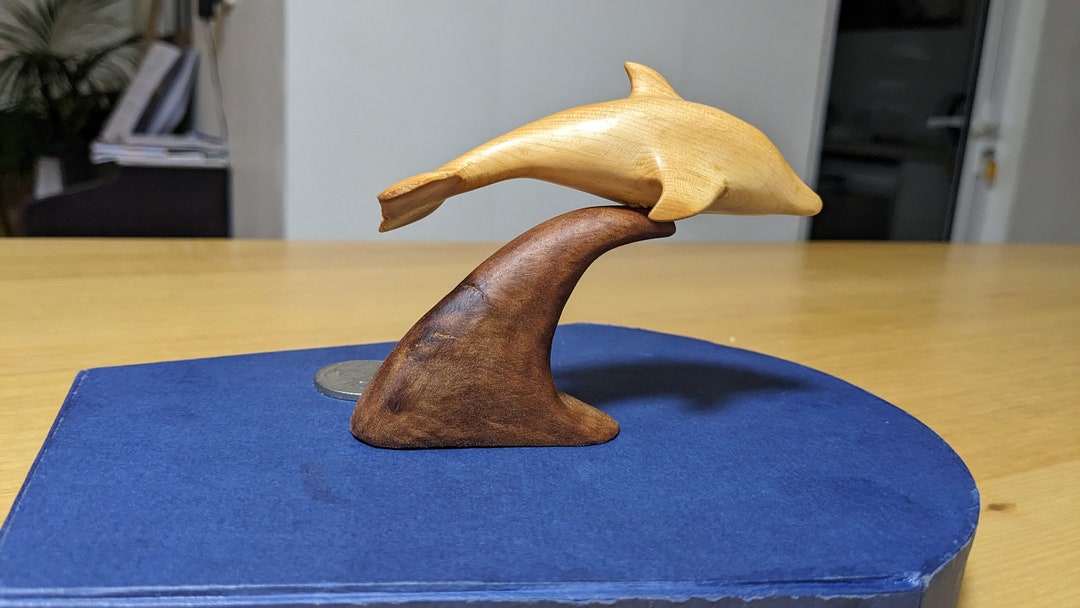 Tasmanian Huon Dolphin on Myrtle Base - Etsy