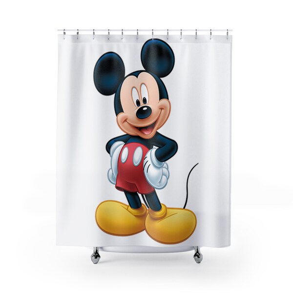 Mickey Mouse Curtains - Etsy