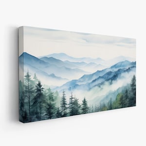 Blue Ridge Mountains Painting, Blue Ridge Mountains Art, Appalachian ...