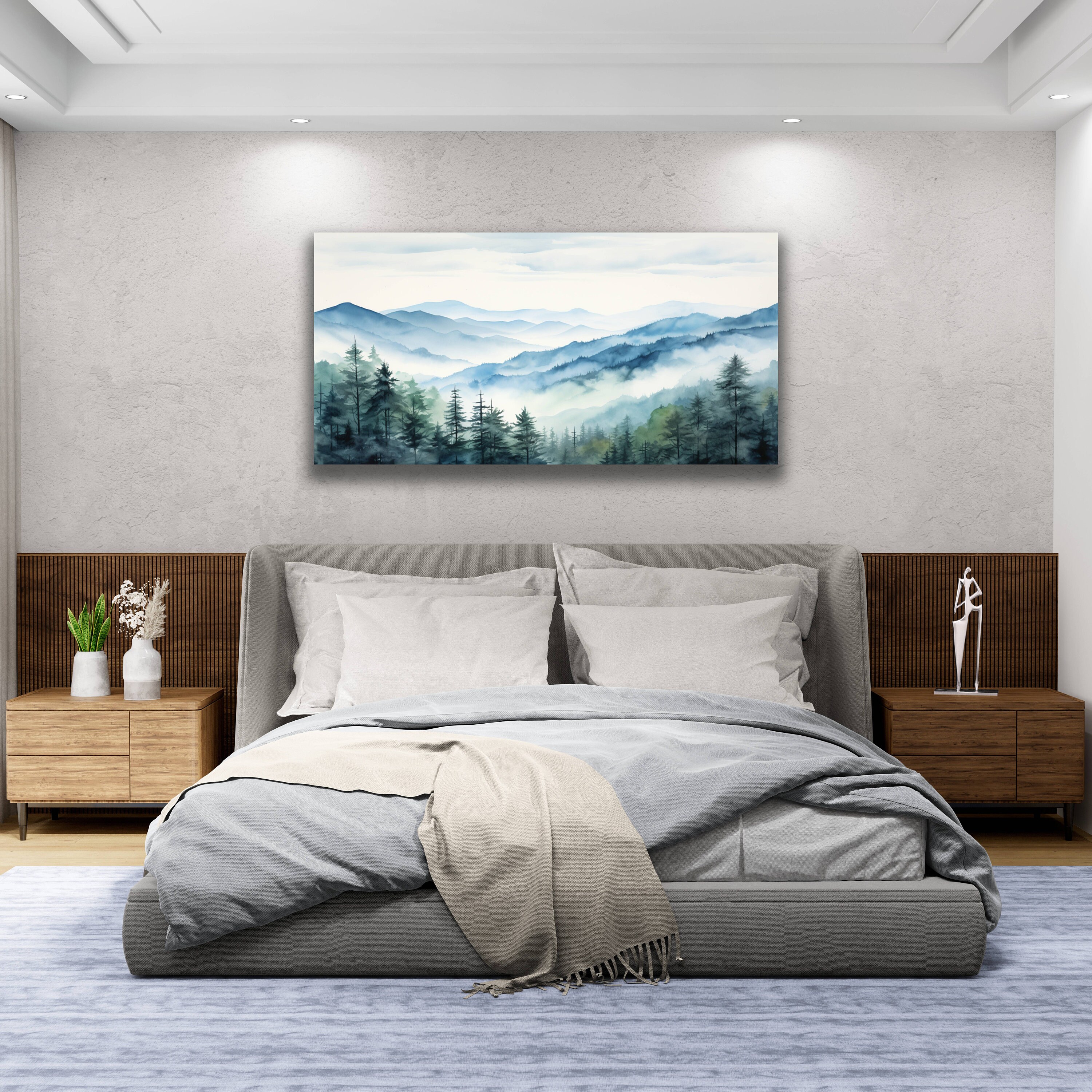 Blue Ridge Mountains Painting, Blue Ridge Mountains Art, Appalachian ...