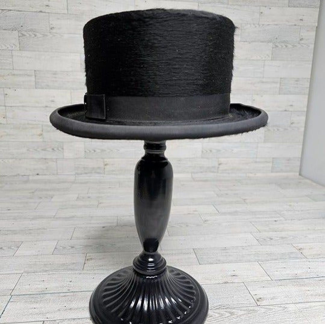 VINTAGE Biltmore Black Dressage Silk Finish Riding Hat, Size 6 7/8-7 W ...