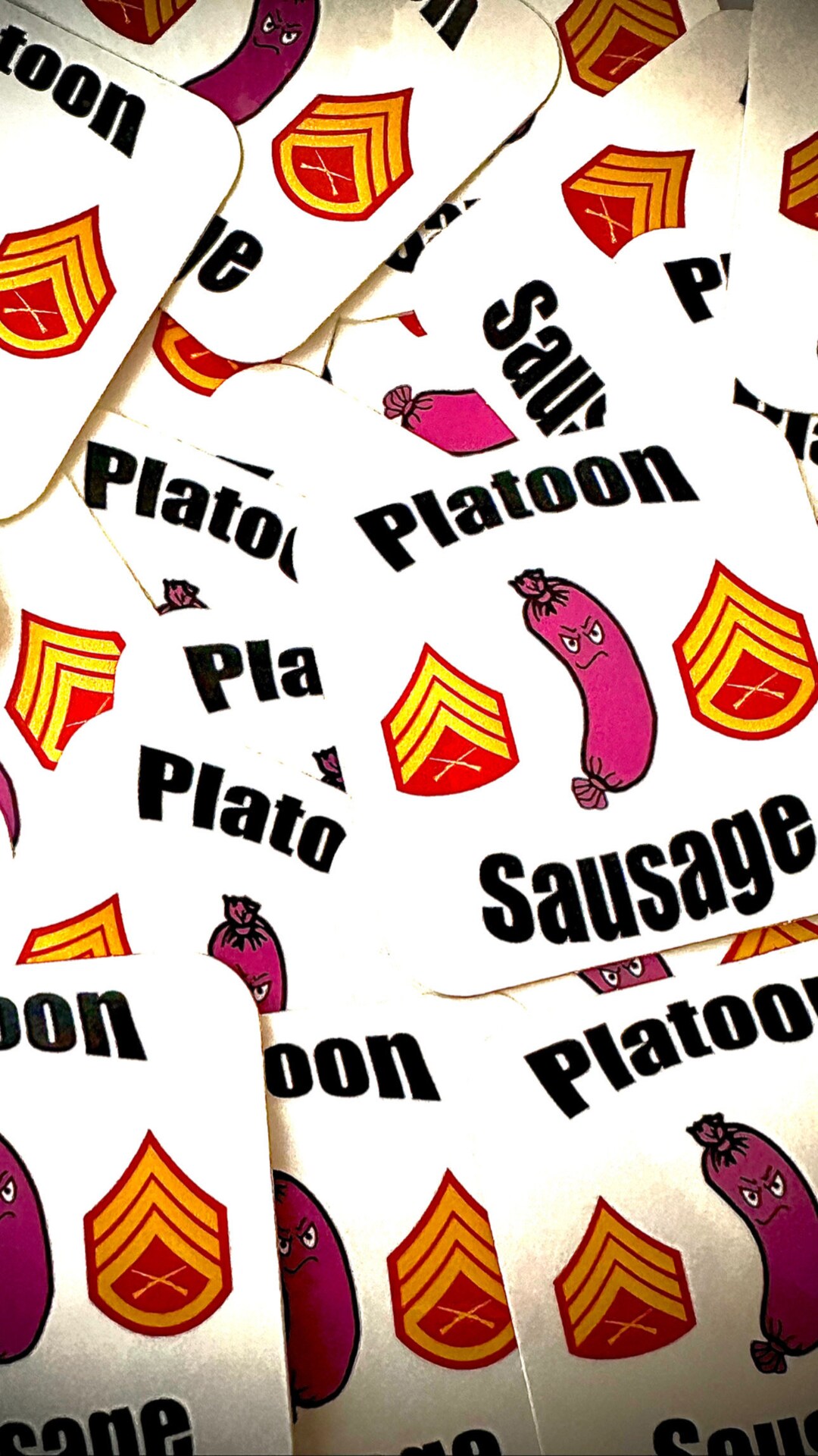 Platoon Sausage Sticker - Etsy