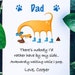 Dog Dad Card, Happy Fathers Day Card From the Dog, Funny Gift From Dog ...