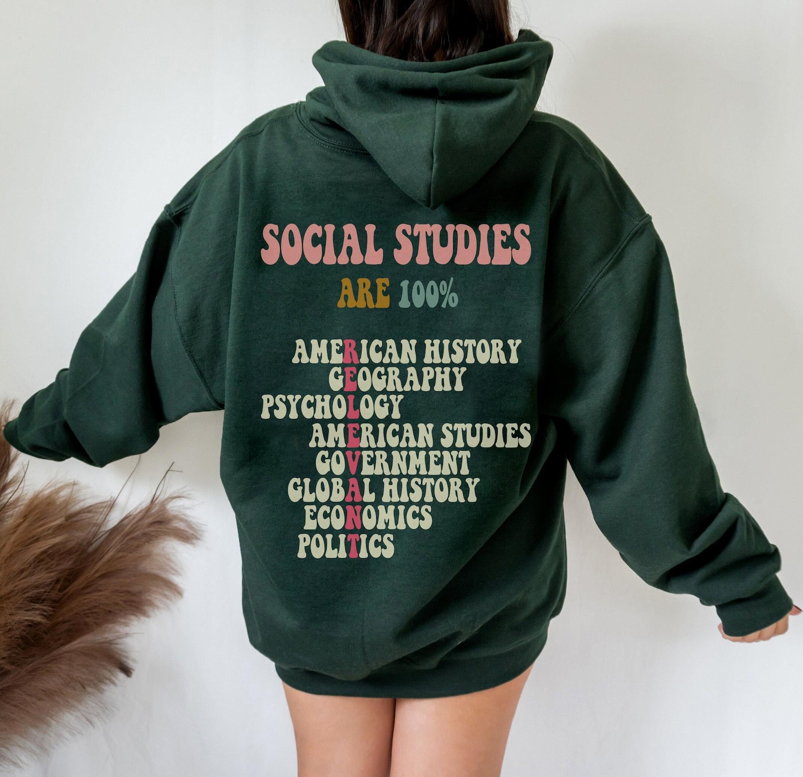 Social Studies Hoodie Social Studies Are 100% History - Etsy