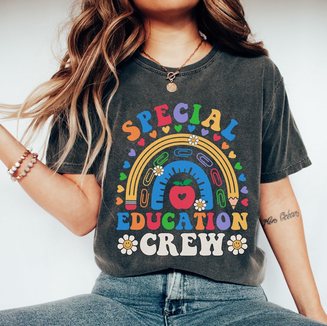 Special Education Crew Shirt, Team Sped Crew, Special Education Teacher ...