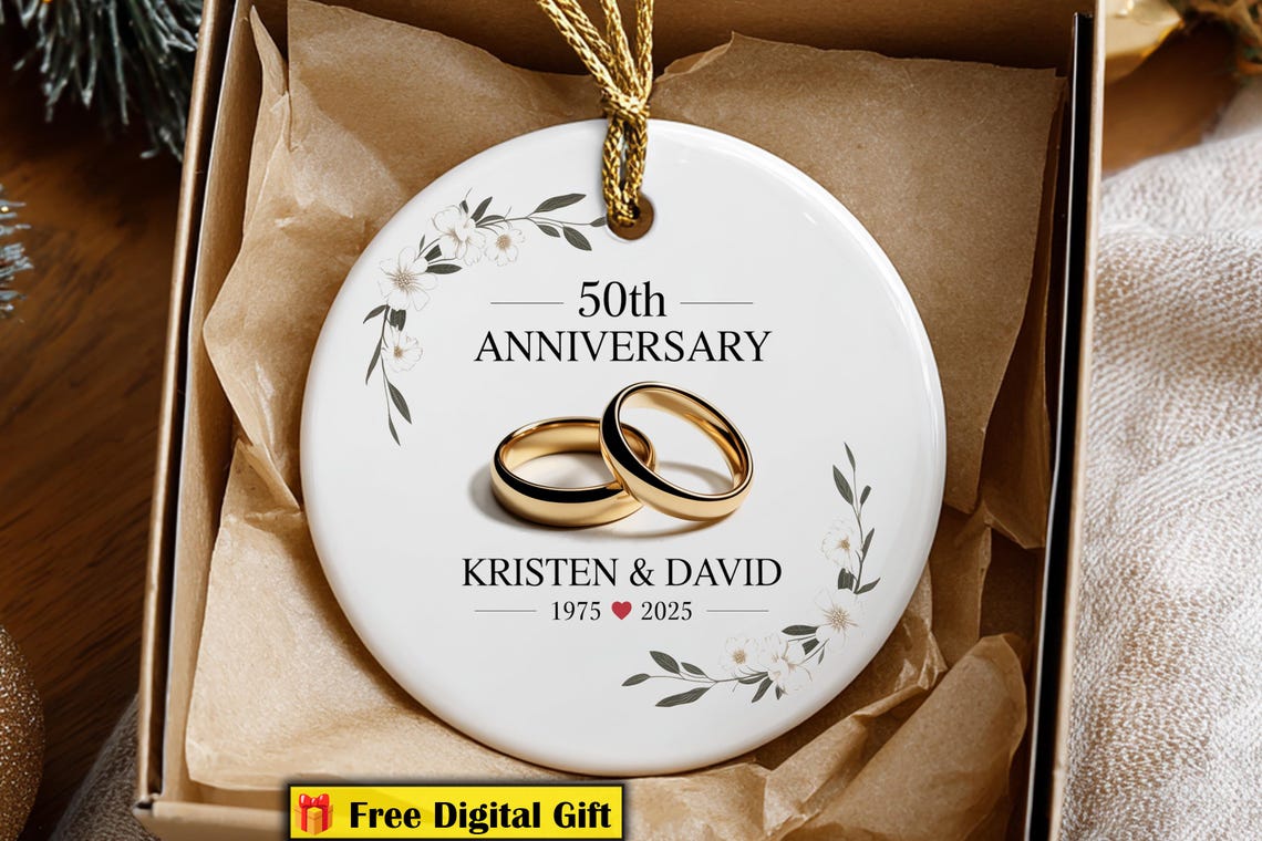 Unique Keepsake for a Milestone: Personalized 50th Wedding Anniversary ...