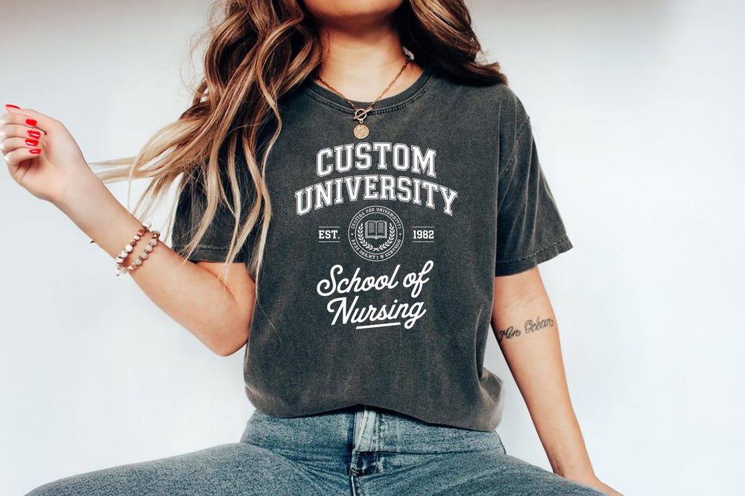 Custom College Shirt, Personalized Logo University Shirt, College ...