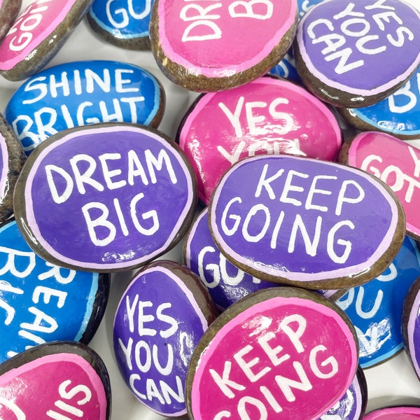 Affirmation Stones - Etsy