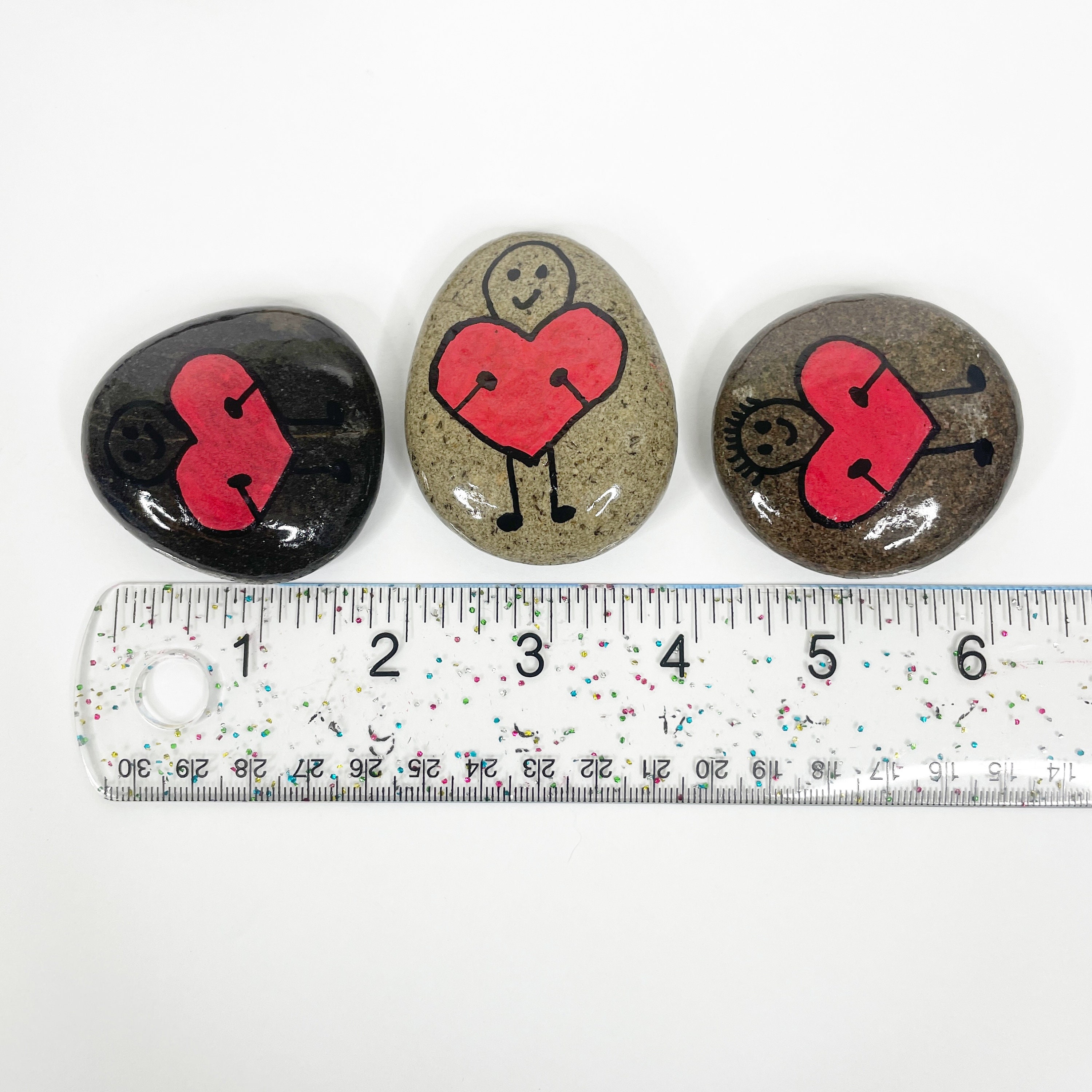 Pocket Hug Stick Figure Drawing With Heart Affirmation - Etsy