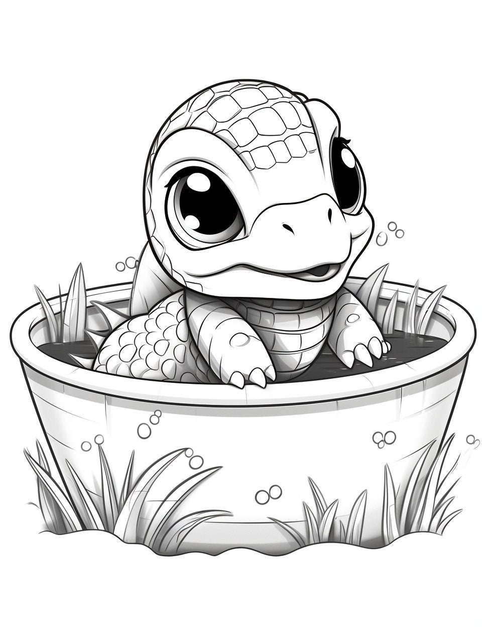 Chibi Dragons Coloring Pages (set of 15) - Etsy