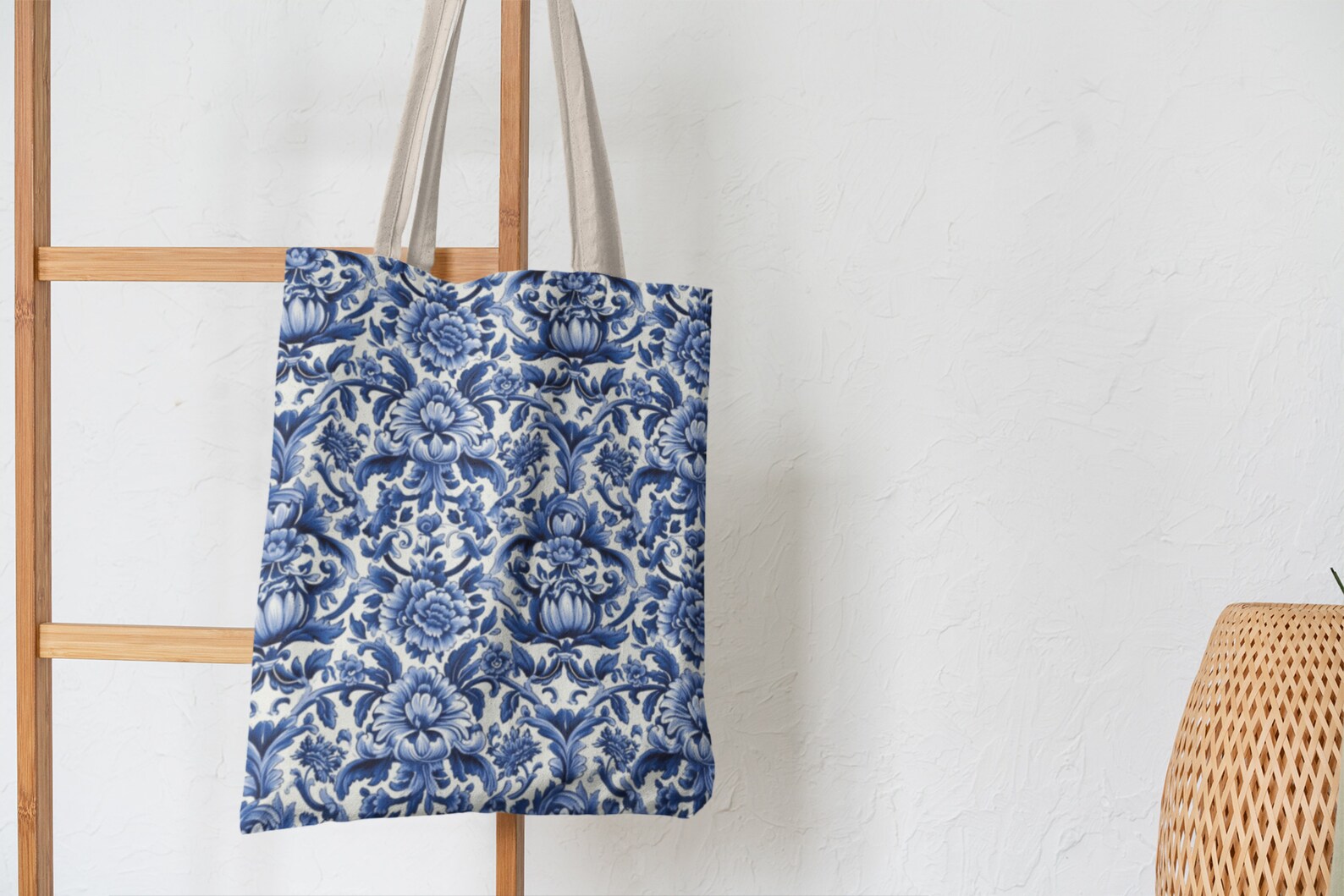 10 Dutch Delft Blue Patterns, Seamless Patterns, Vintage Windmills ...