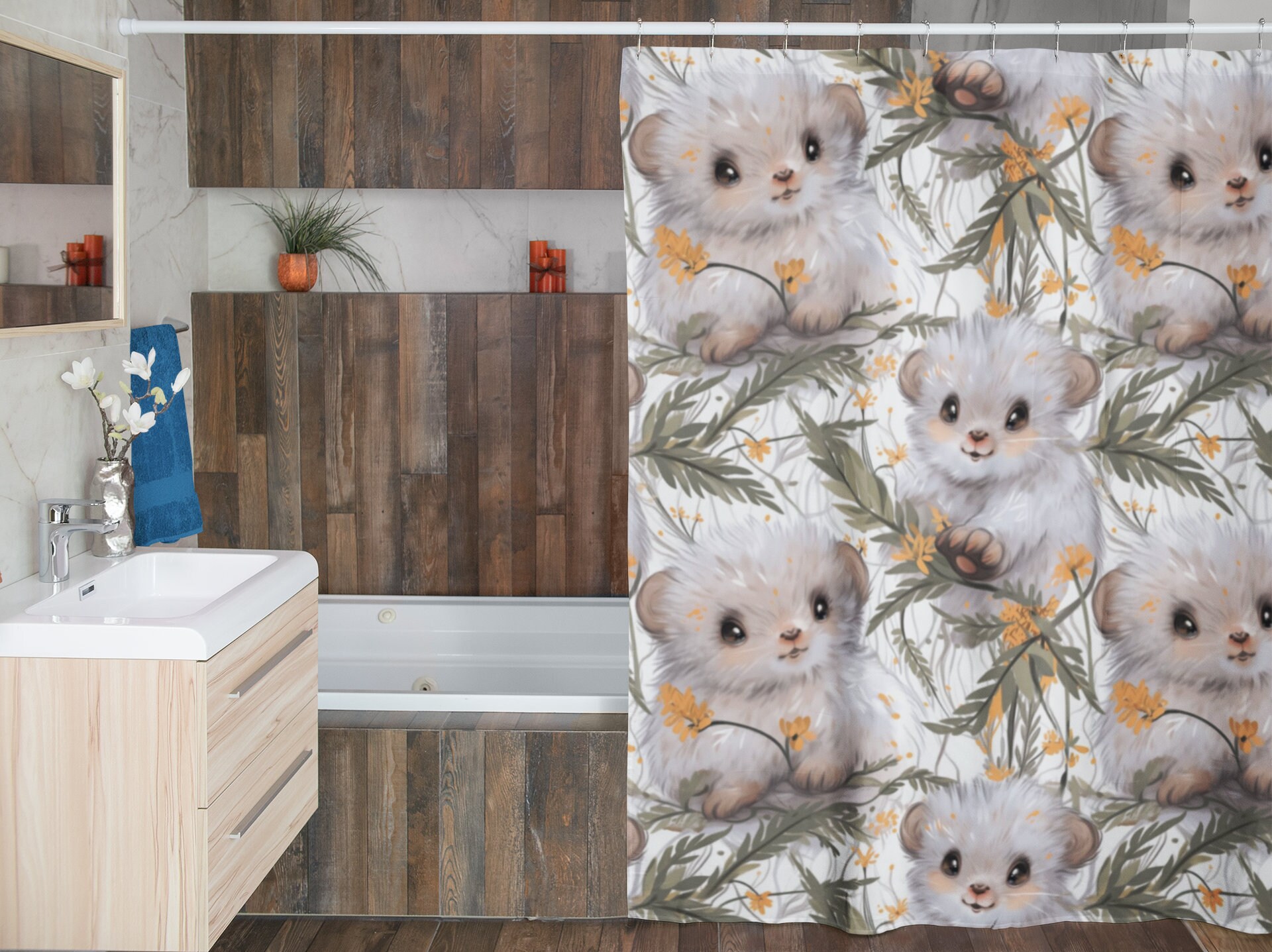 10 Patterns of Cute Baby Pets, Seamless Patterns, Animal, Kawaii ...