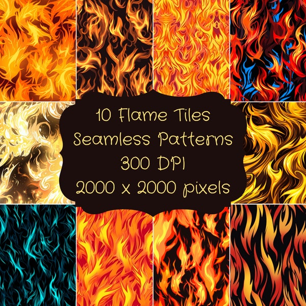 Flame Pattern - Etsy