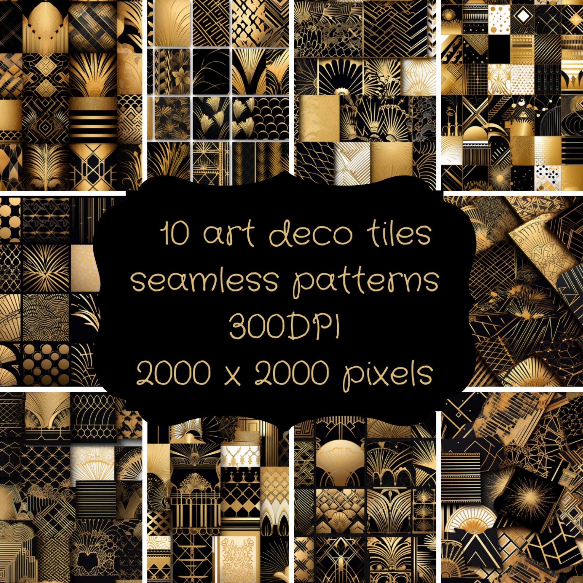 Art Deco Seamless Patterns