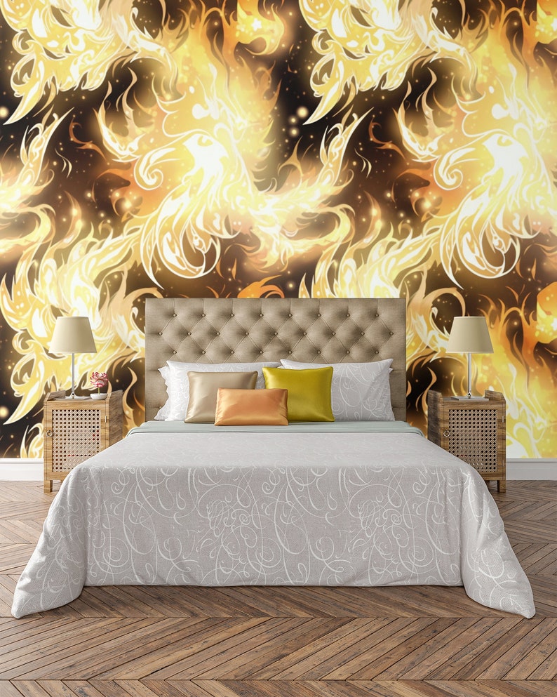 10 Flame Patterns, Seamless Pattern, Background, Decor, Digital Paper ...