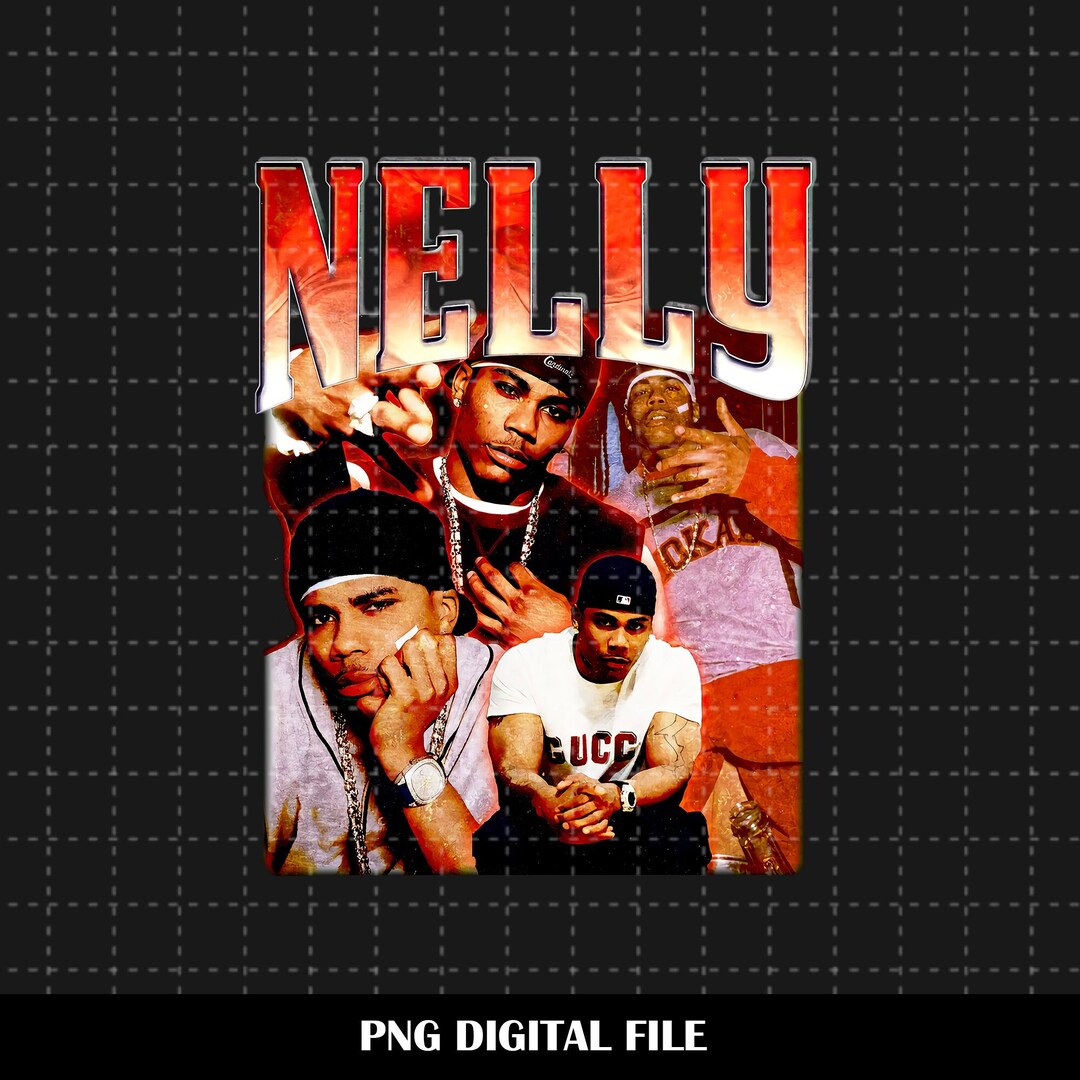 Vintage Nelly Rap 90s PNG Nelly vintage 90s Print Shirt Y2K - Etsy France