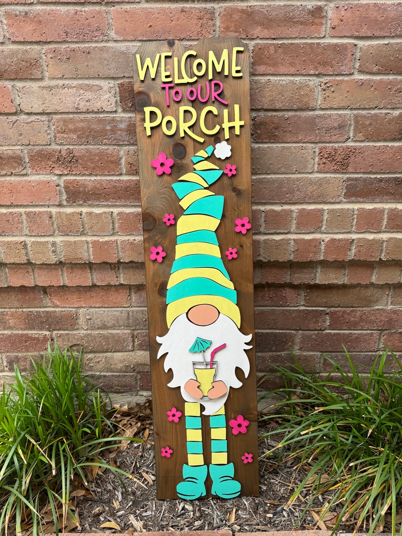 Create You Own Porch Entry Sign Leaner Custom Design Welcome Outdoor ...