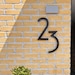 8 Inch Modern House Numbers and Letters, Custom House Address Signs. - Etsy