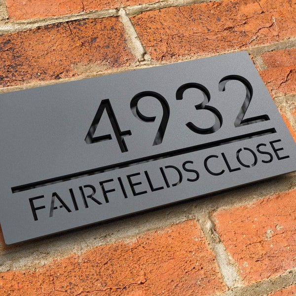 Matt Gray Address Numbers - Etsy