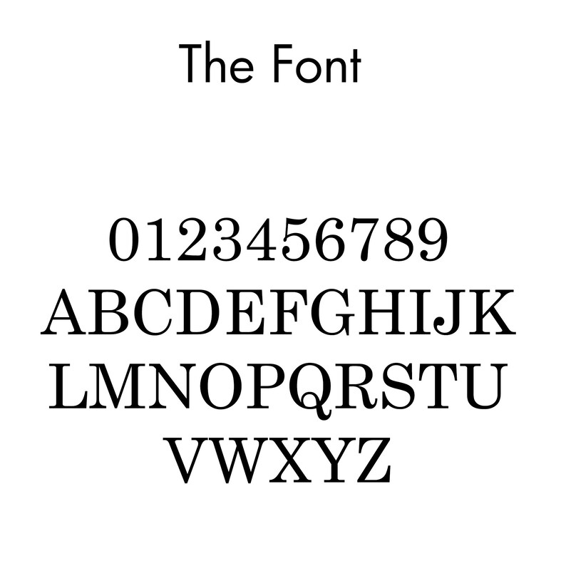 12 Inch Modern House Numbers and Letters Custom Mid-century - Etsy