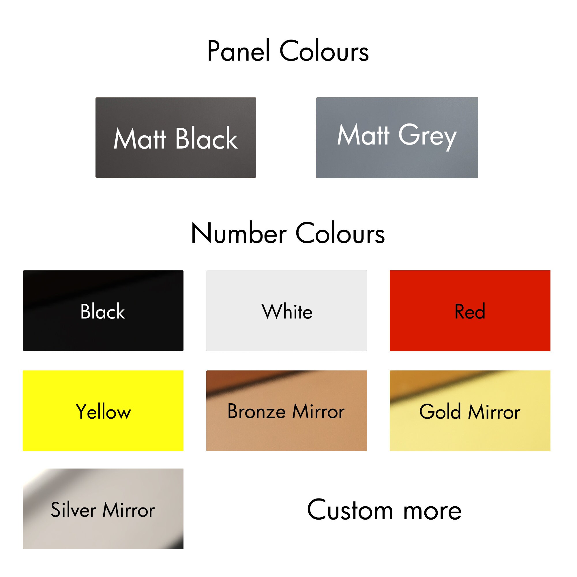 Modern Floating House Number Sign, Custom Matt Anthracite Grey Acrylic ...