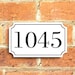 Modern Floating Door Numbers, Custom House Numbers, Matt White and ...
