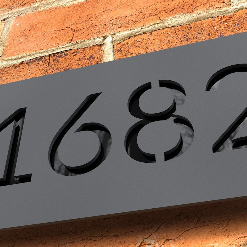 Custom House Numbers - Etsy