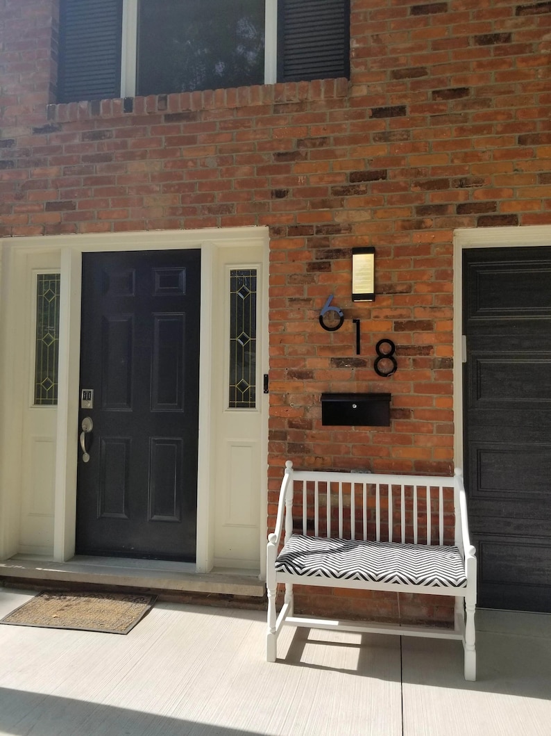 8 Inch House Numbers and Letters Custom House Address Signs. - Etsy