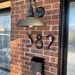 8 Inch Modern House Numbers and Letters, Custom House Address Signs. - Etsy