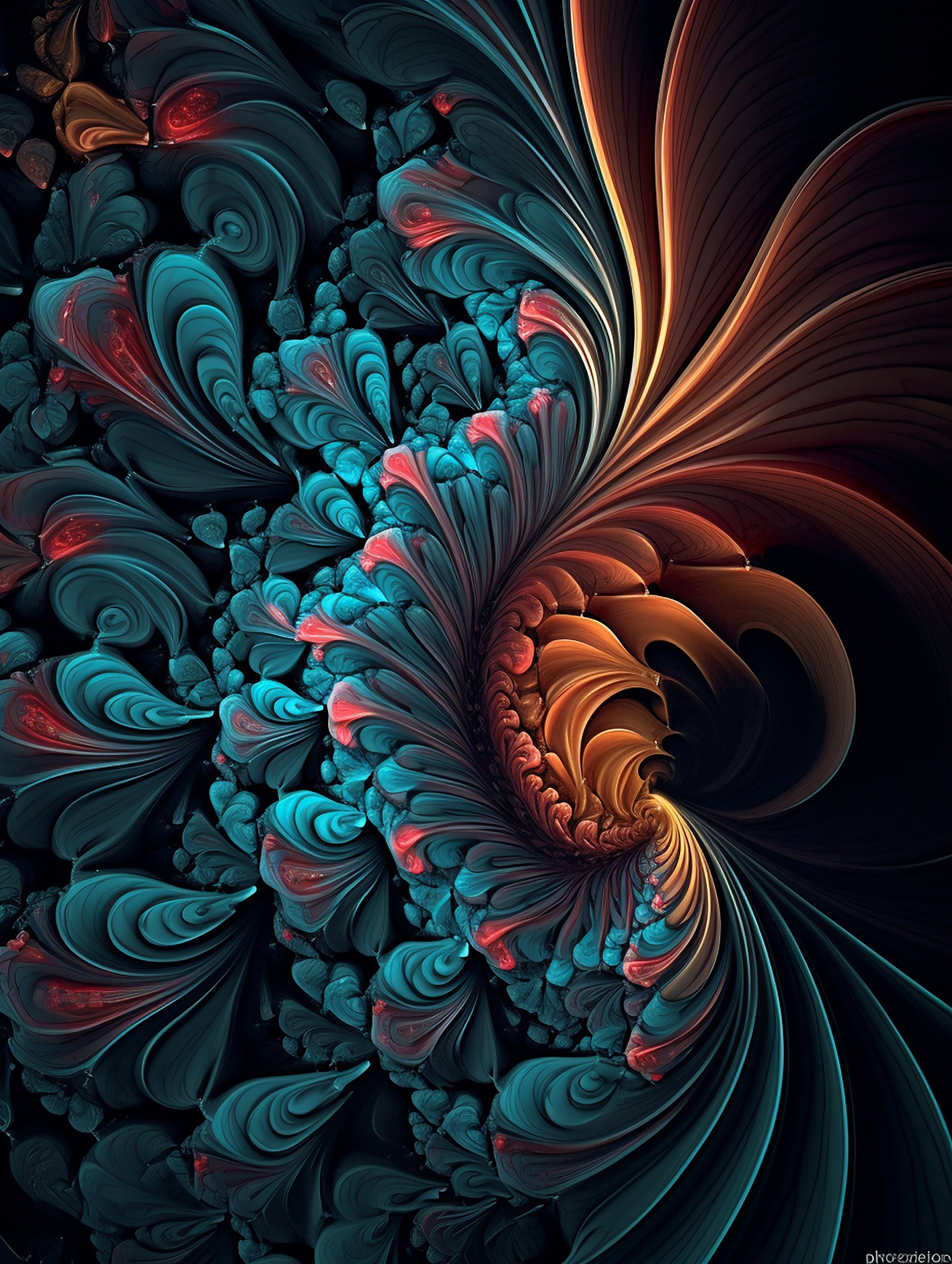 Gorgeous Fractal Design - Etsy