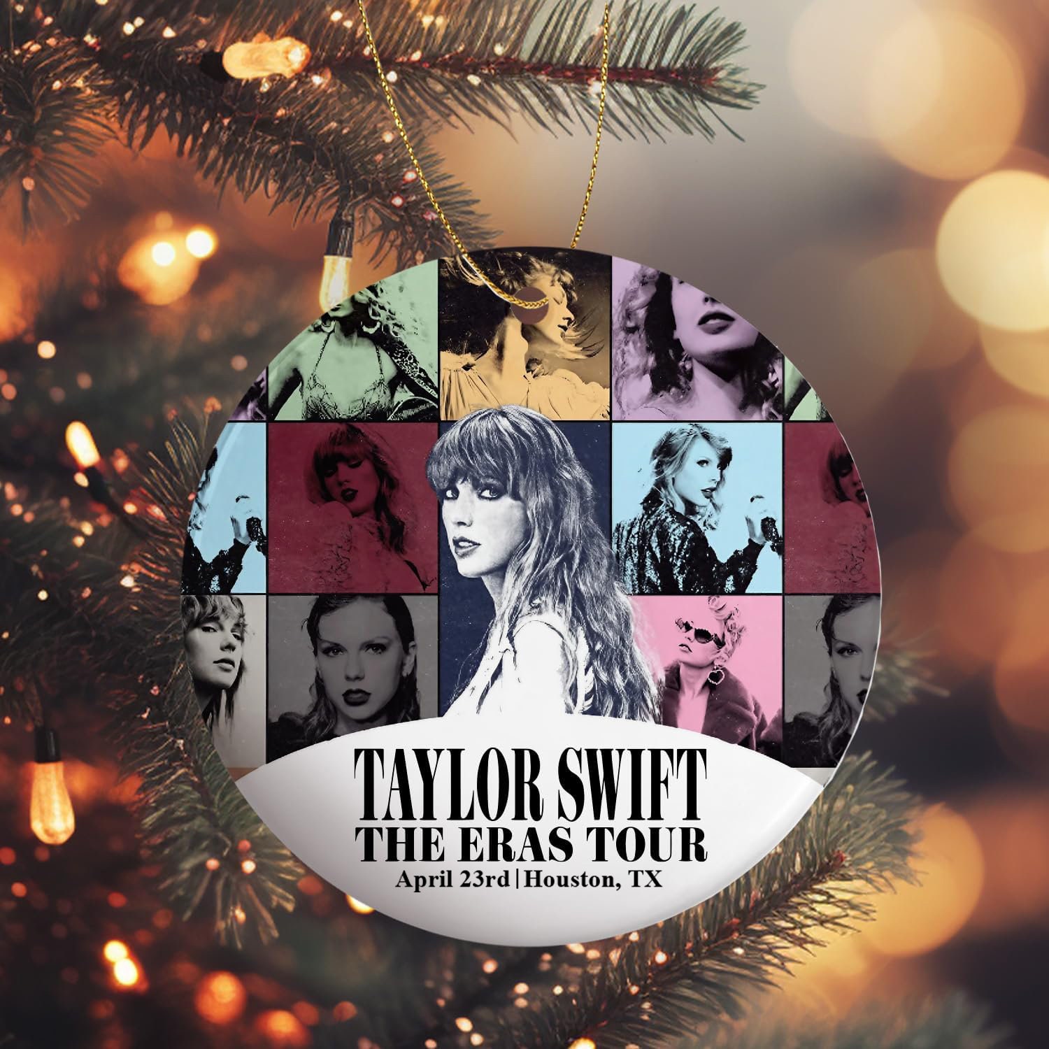 Custom Eras Tour Taylor Ornament, Personalized Swift Eras Tour Ornament ...