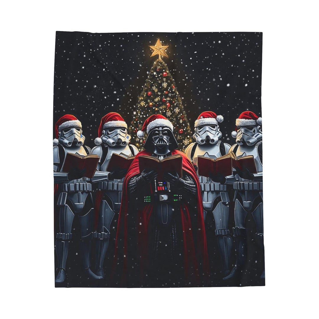 Darth Vader Holiday Blanket - Etsy