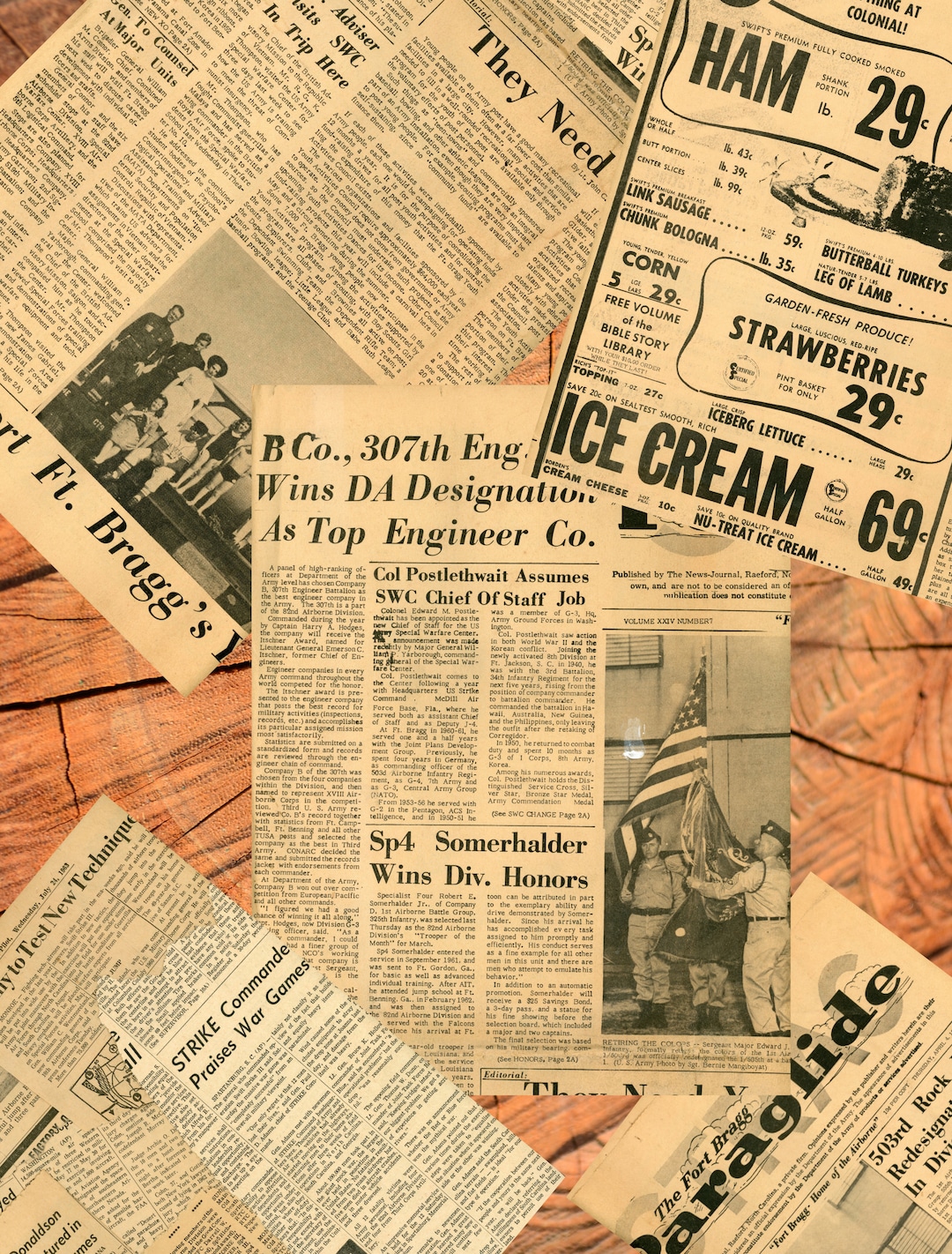 1960s Military Newspaper - Fort Bragg, Norfolk - Digital Downloads ...