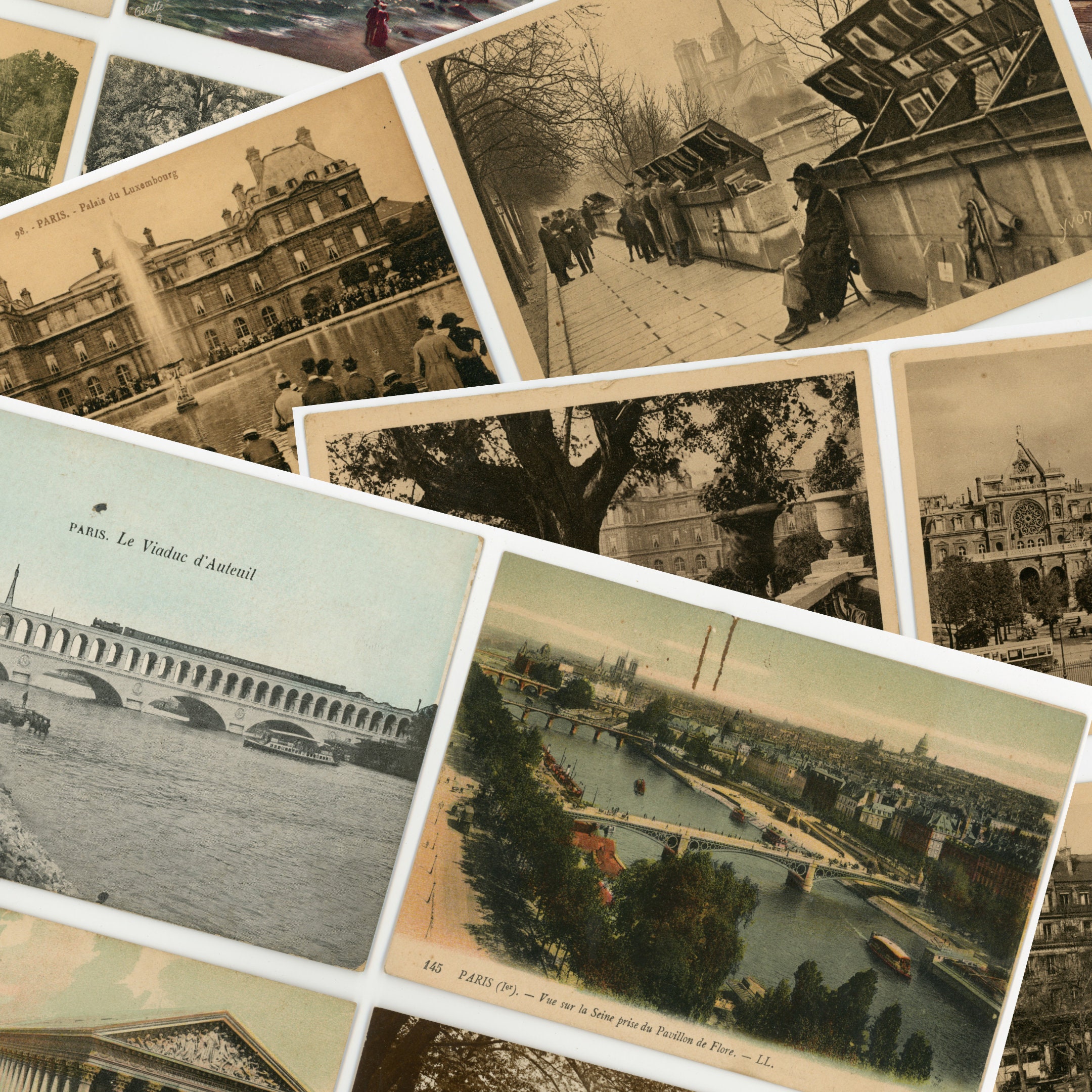 1940's France Postcard Digital Download - Set 1 - Part 1 - Vintage ...