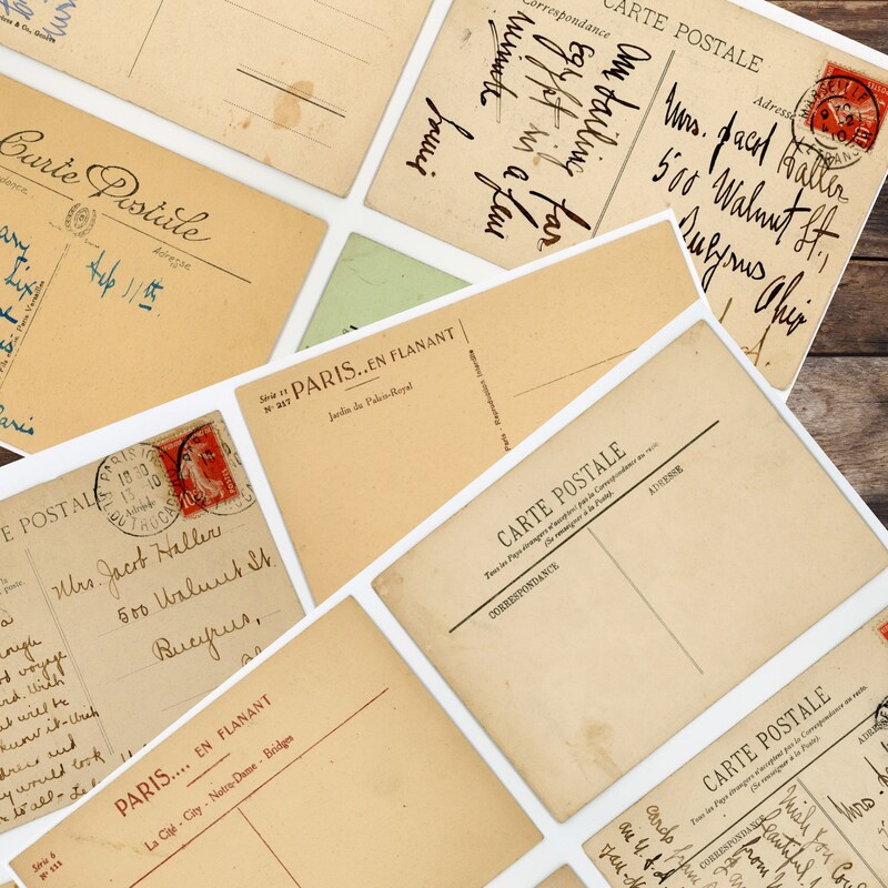 French Postcards - Etsy