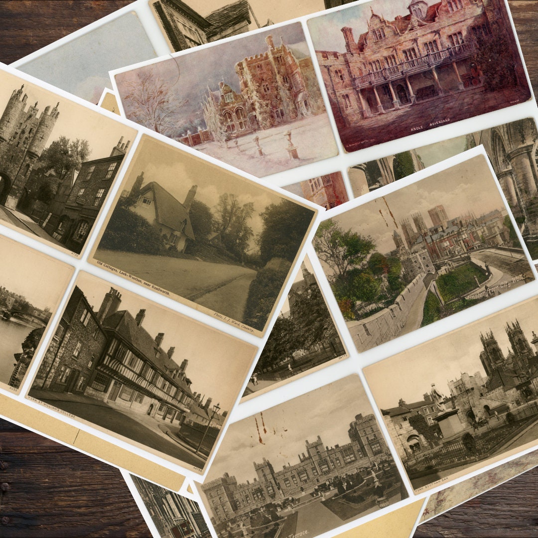 1940's UK Postcard Digital Download - Set 1 Part 3 - Vintage - Real ...