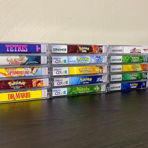 Gameboy Color Game Case - Etsy
