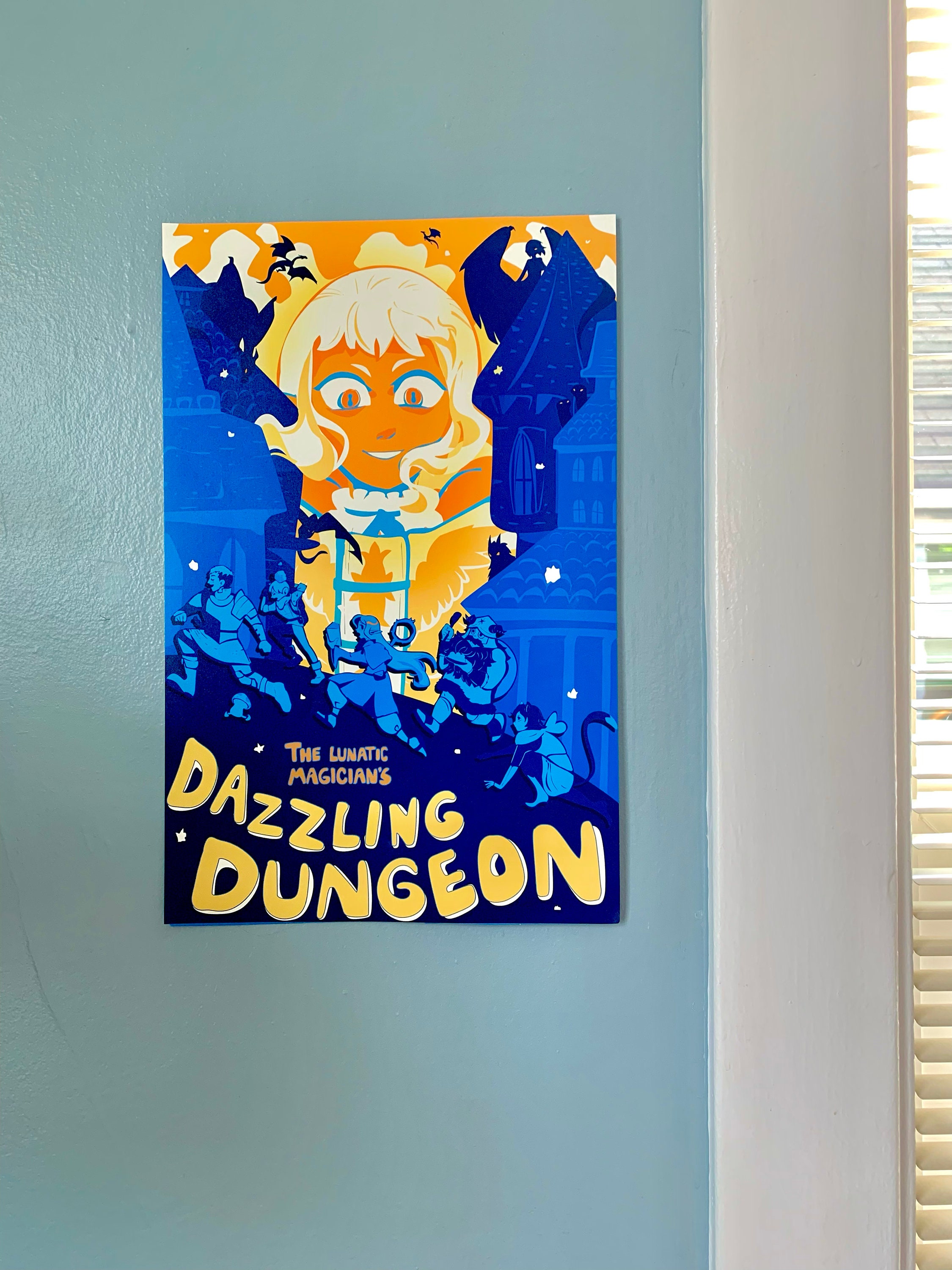 The Dazzling Dungeon Dunmeshi Circus Inspired Thistle Poster - Etsy