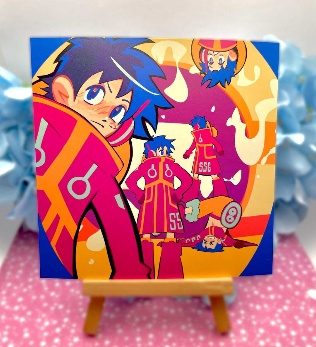 Egghead Island Luffy Mini Art Print (one Piece) - Etsy