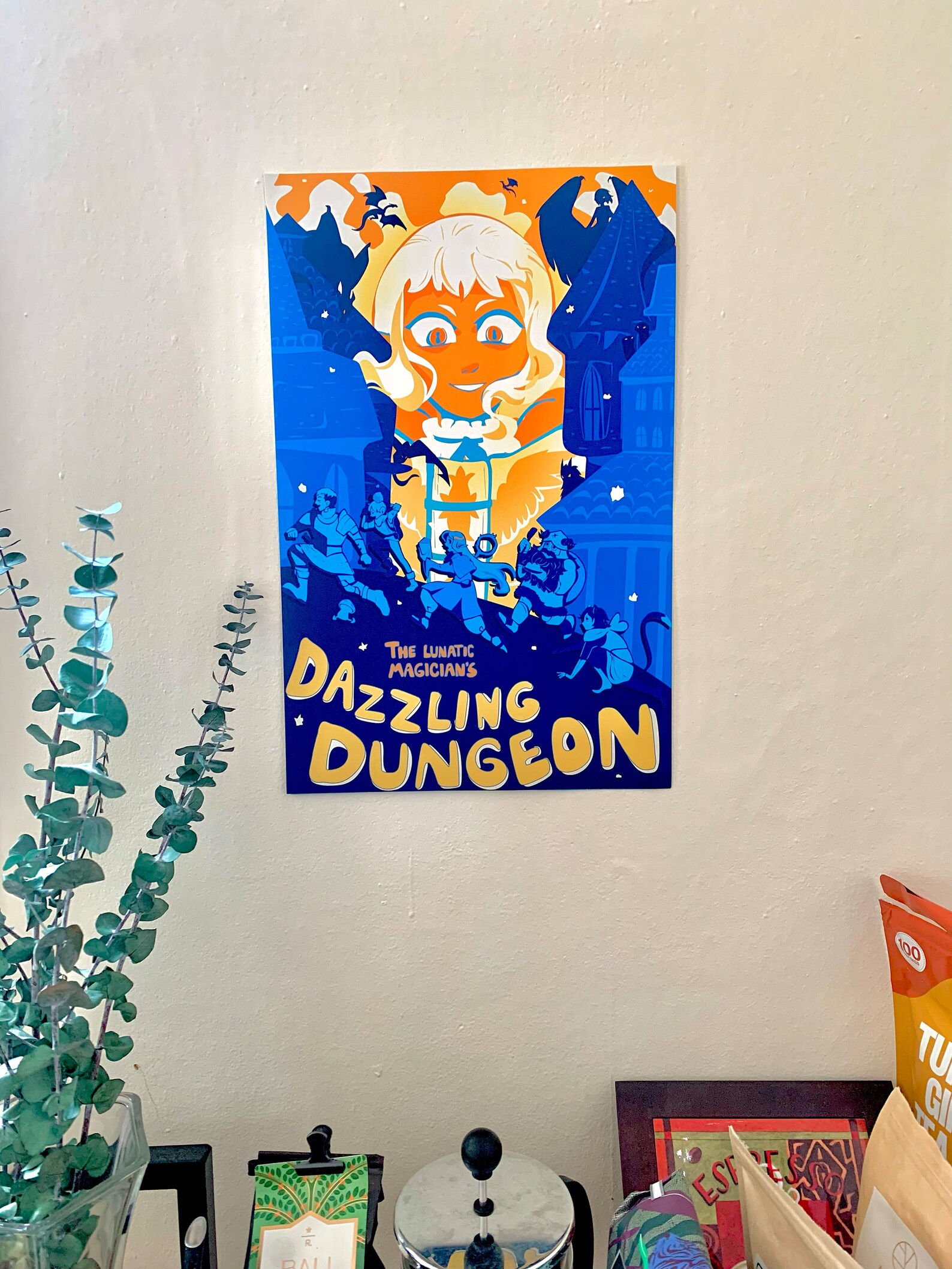 The Dazzling Dungeon Dunmeshi Circus Inspired Thistle Poster - Etsy
