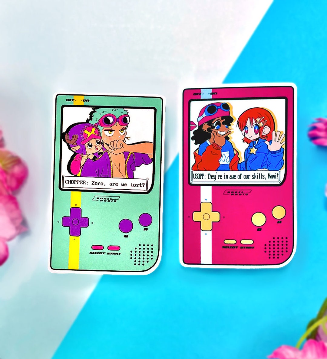 Anime GB Console Stickers - Etsy