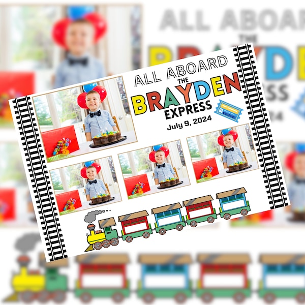 Train Photo Booth - Etsy
