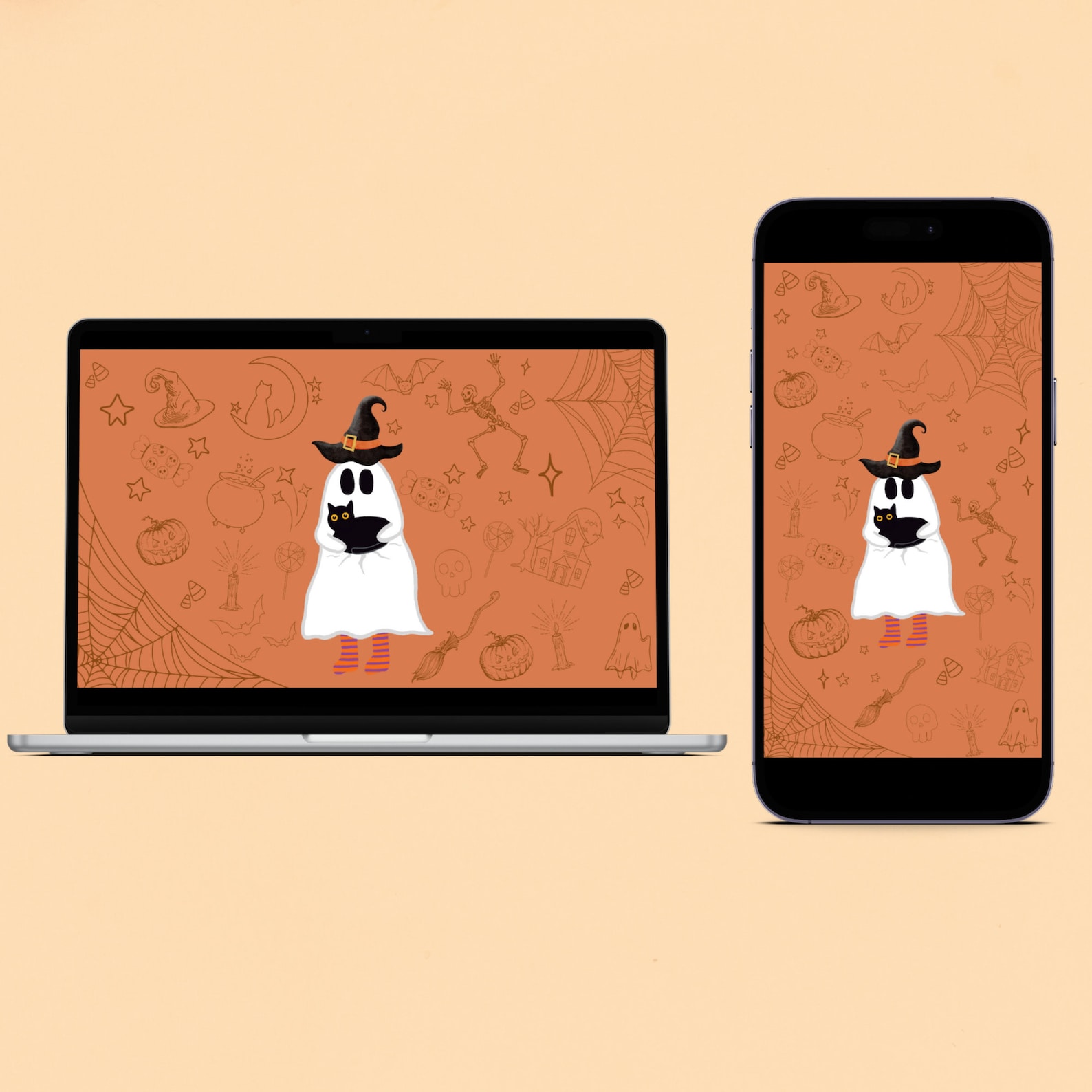 Halloween Wallpapers, Halloween Screensaver, Pumpkin Background ...