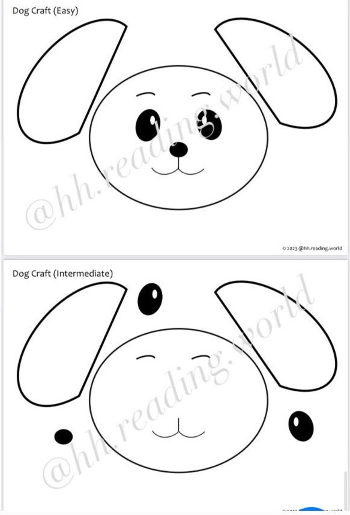 Bilingual Dog-theme Flashcards english and Chinese and Interactive ...