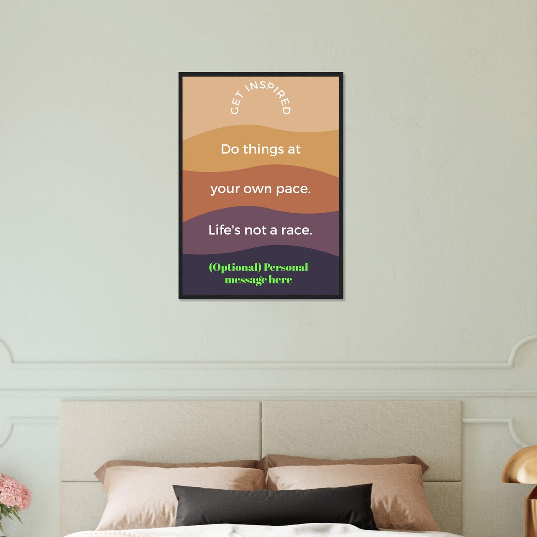 Positive Affirmation,personalized Affirmation Wall Art,motivational ...