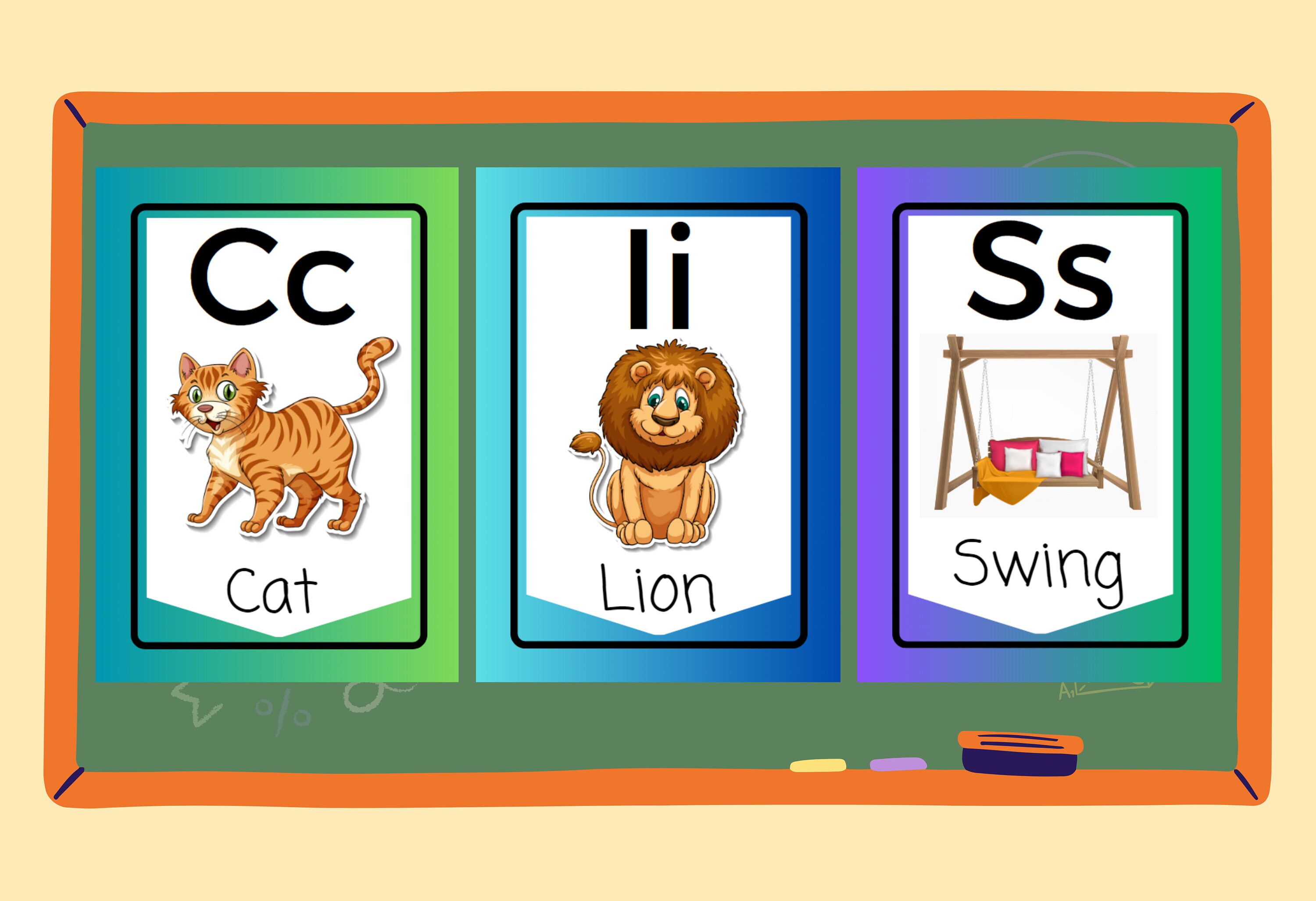 Alphabet Flashcards High-quality Montessori Alphabet Cards. - Etsy