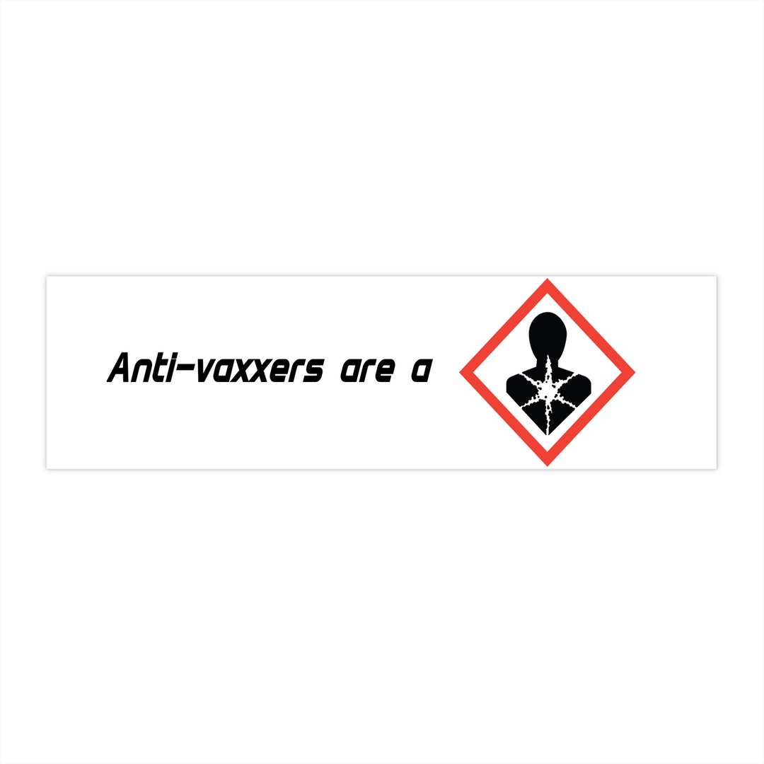 Science Bumper Sticker, Funny Car Decal Gift for Scientists, Anti ...