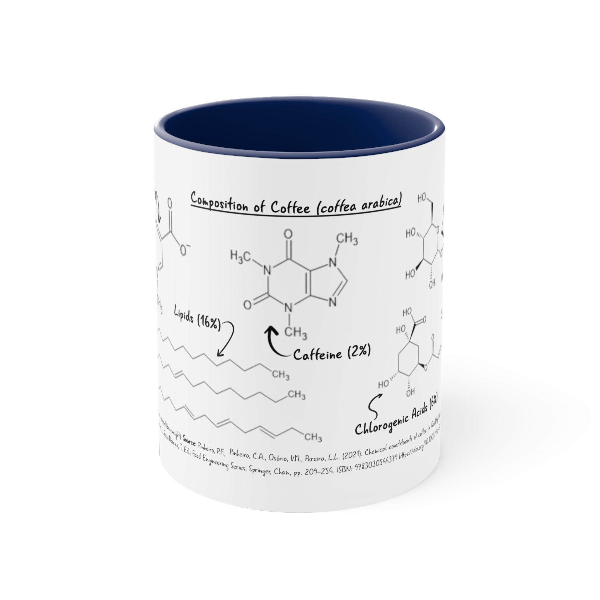 Science Coffee Mug, Organic Chemistry Gift, Ceramic Tea Cup for ...