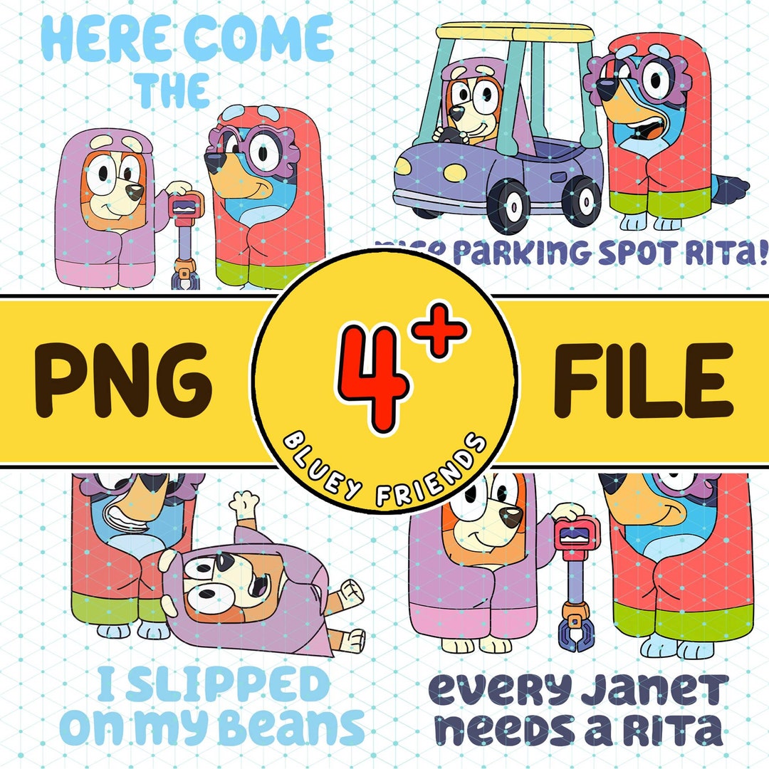 Bluey Png PNG Bundle Bluey All Characters Bluey Clipart - Etsy UK